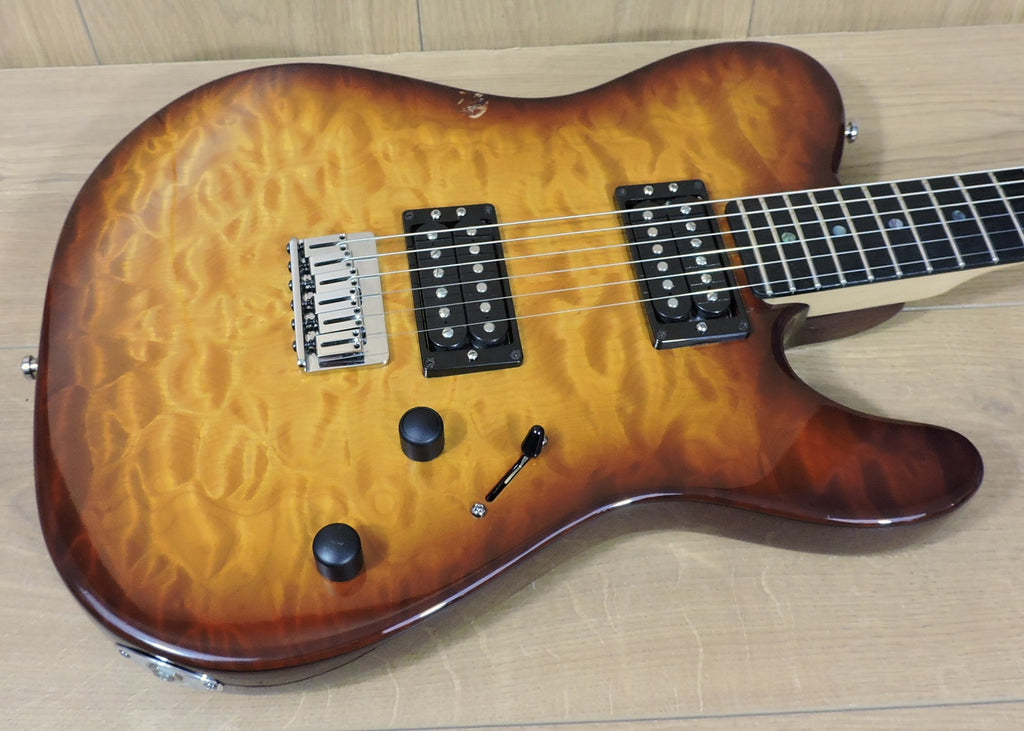 Fender American Deluxe Telecaster HH. Quilted Maple Top. - Used ...