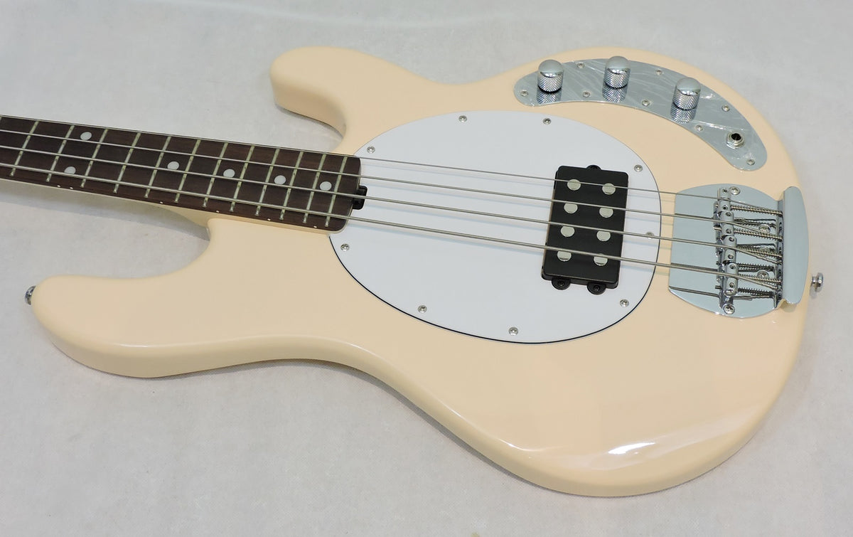 Sterling by MusicMan Sub Ray 4 Bass. Vintage Cream. – Langley Guitar Centre
